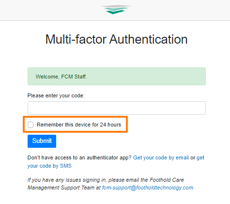 Multi-Factor Authentication (MFA) – FCM