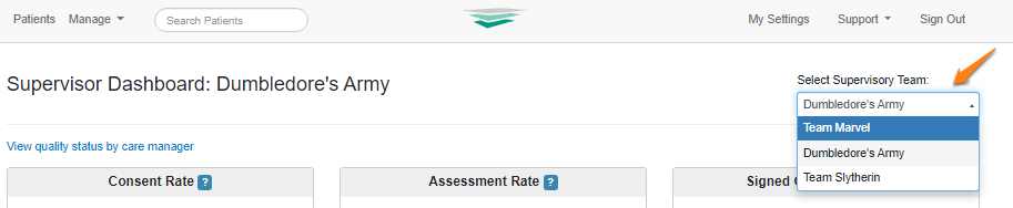Supervisor Dashboard – FCM