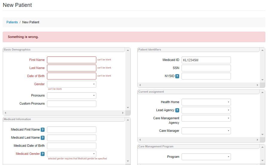 Members with New Medicaid CINs – FCM