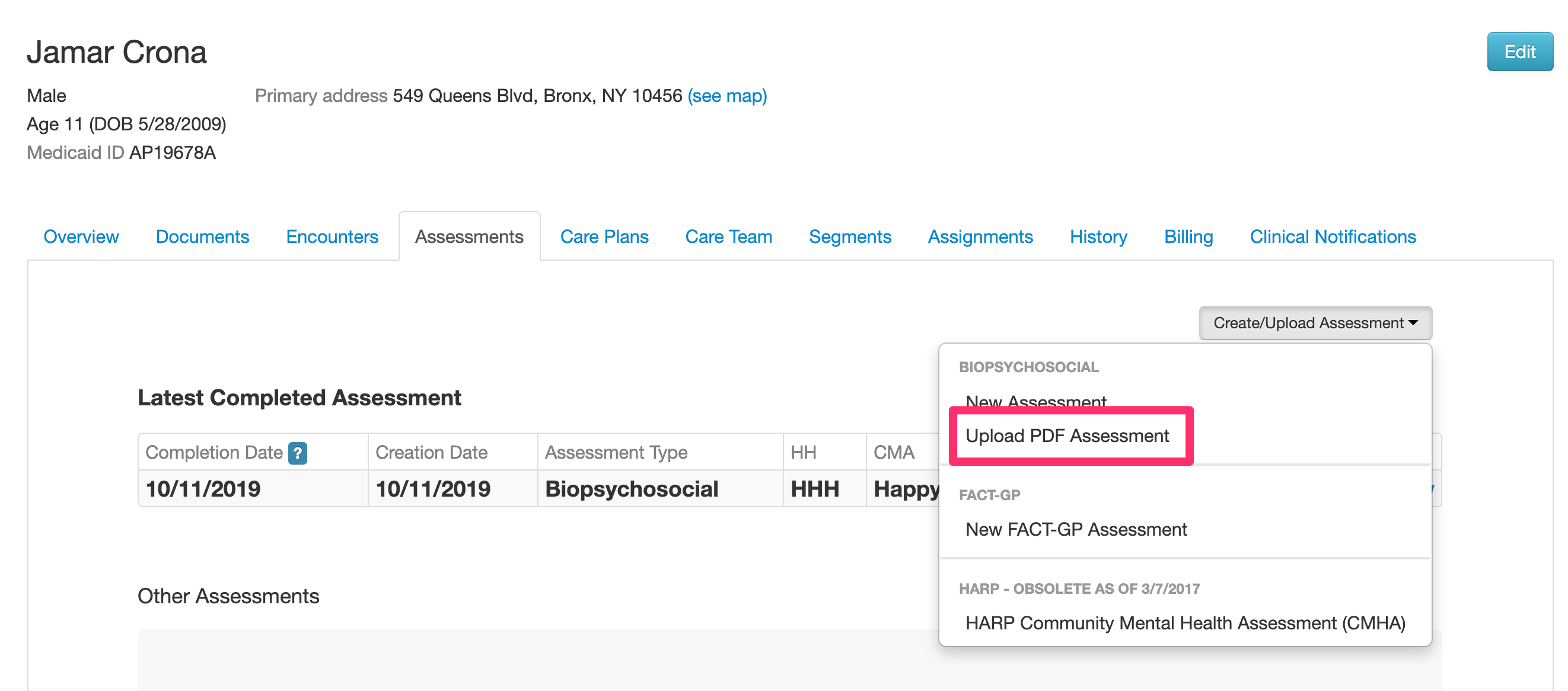 CBC's HHSC Comprehensive Assessment – FCM